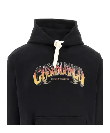 Casablanca Printed Hooded Sweatshirt