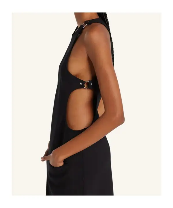 COURREGES Courrèges Tailored A-line Dress With Buckle Detail