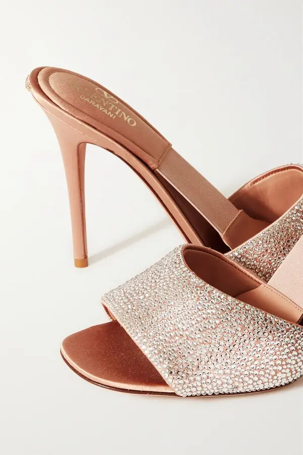 Valentino Garavani Embellished Slip-on Sandals