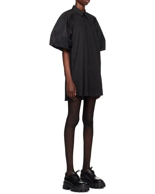 Sacai Poplin Mini Shirt Dress