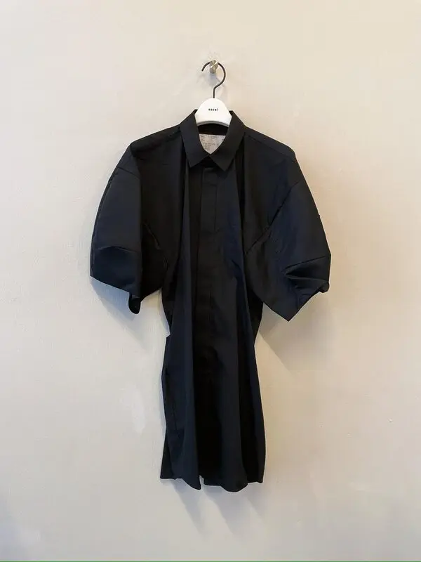Sacai Poplin Mini Shirt Dress