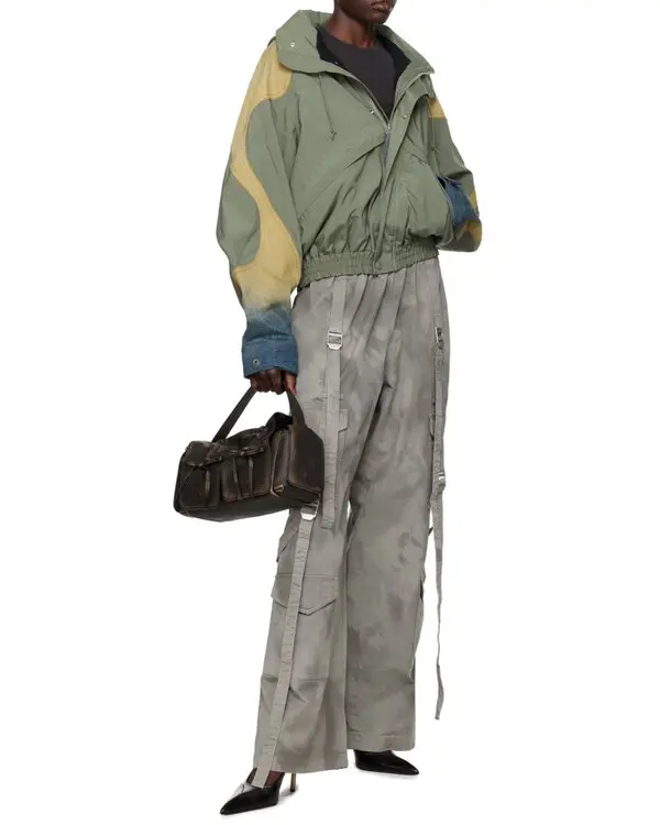 Acne Studios Buckle Detailed Wide-leg Pants