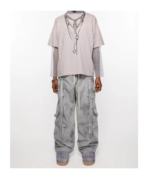 Acne Studios Buckle Detailed Wide-leg Pants