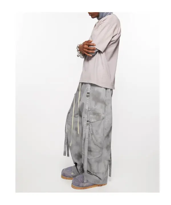 Acne Studios Buckle Detailed Wide-leg Pants