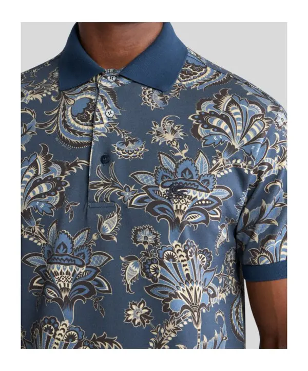Etro Paisley Printed Polo Shirt