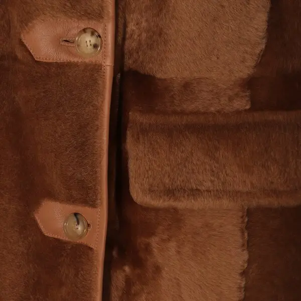 Max Mara Sleeveless Coat - Camel