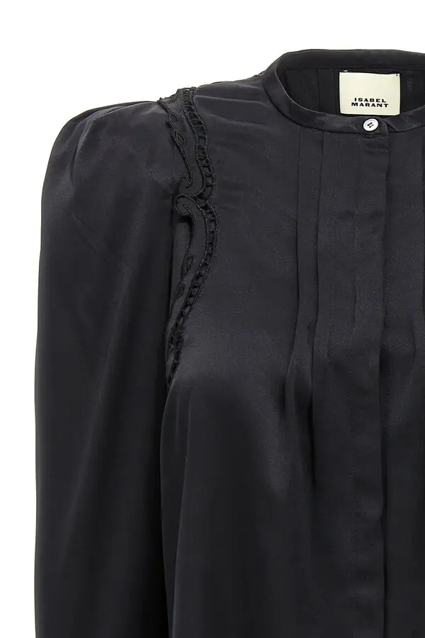 Isabel Marant Étoile Round Neck Long Sleeve Shirt