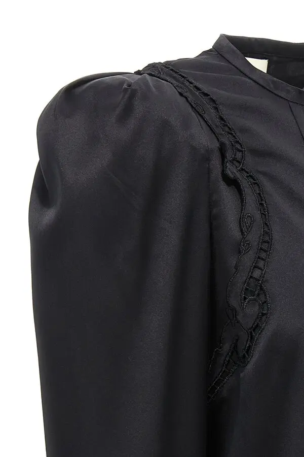 Isabel Marant Étoile Round Neck Long Sleeve Shirt