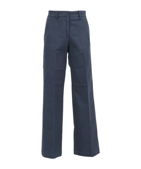 K-WAY Wide-leg Chino Trousers - Blue