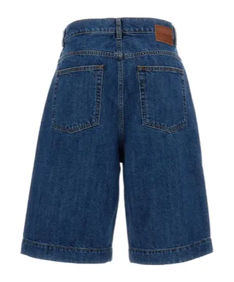 P.a.r.o.s.h Denim Bermuda Shorts - Blue