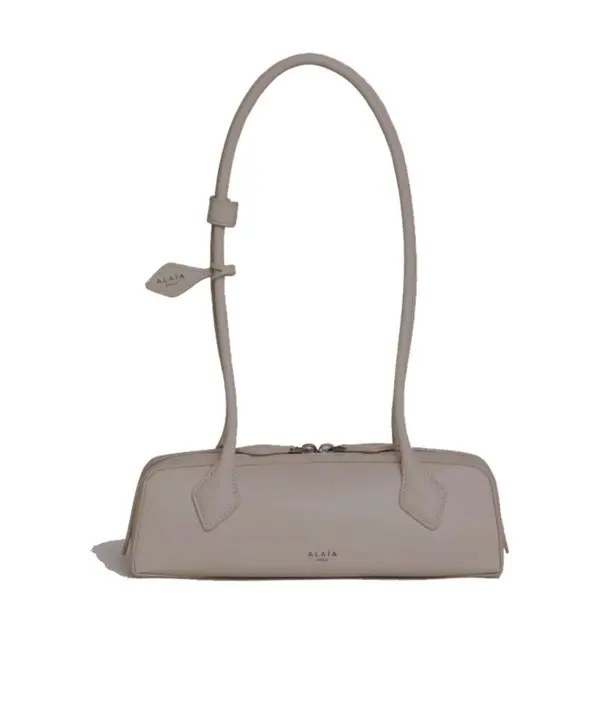 Alaïa Le Teckel Medium Shoulder Bag - Nude