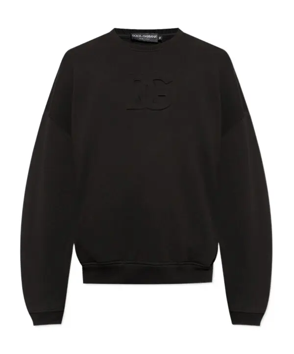 Dolce & Gabbana Embossed Logo Crewneck Sweatshirt