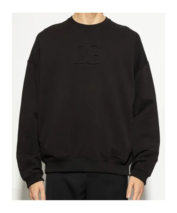 Dolce & Gabbana Embossed Logo Crewneck Sweatshirt
