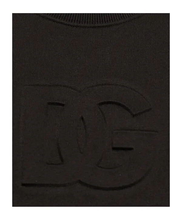 Dolce & Gabbana Embossed Logo Crewneck Sweatshirt
