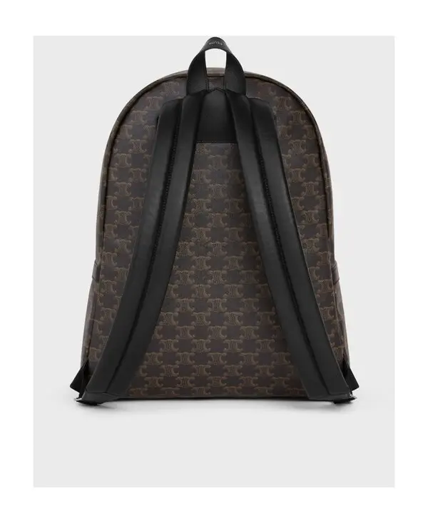 Celine Medium Triomphe Canvas And Calfskin Backpack