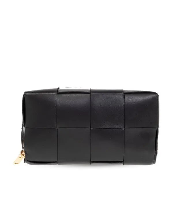 Bottega Veneta Zip-up Wash Bag - Black