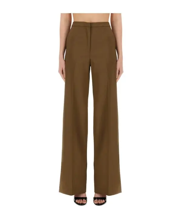 PT TORINO Wide Leg Pleated Trousers