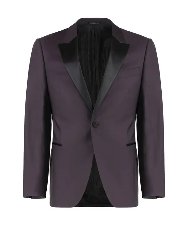 Emporio Armani Wool Two-piece Suit - Black