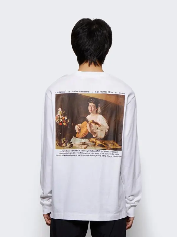 Off-White Caravaggio Lute Print T-shirt - White