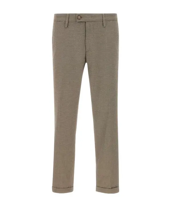 RE-HASH Micro-pattern Tailored Trousers - Gray