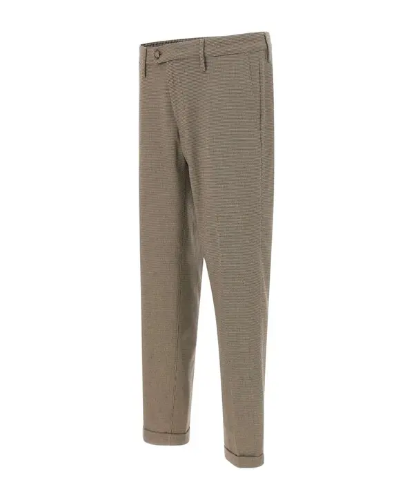 RE-HASH Micro-pattern Tailored Trousers - Gray