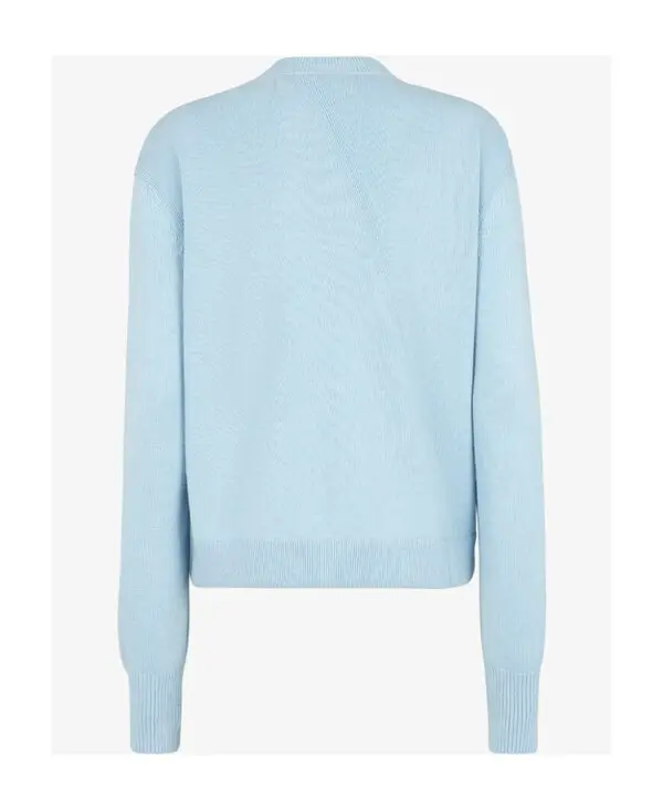 Fendi Twist Detailed Knit Cardigan