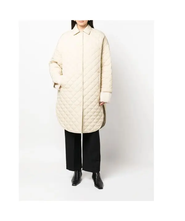TOTEME Diamond-quilted Cocoon Coat