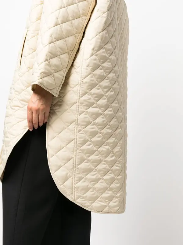 TOTEME Diamond-quilted Cocoon Coat