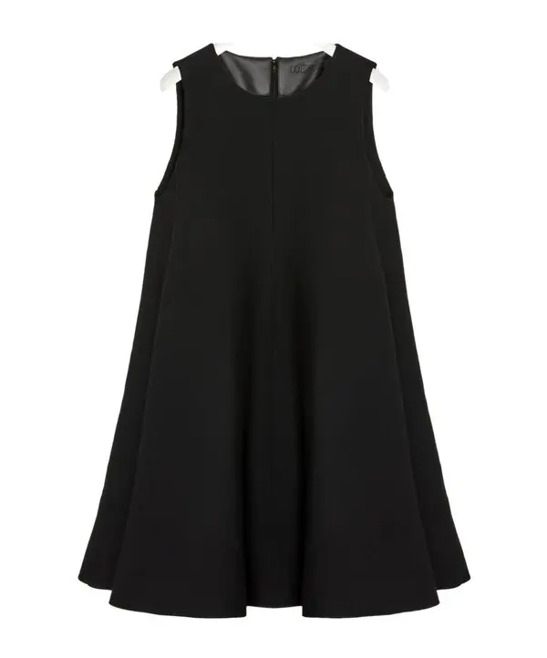Loewe Silk And Wool Mini Dress - Black