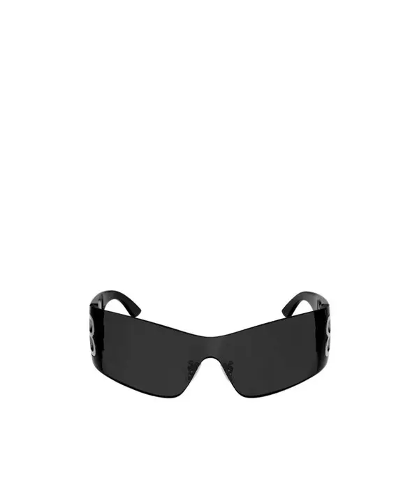 Balenciaga Shield Frame Sunglasses - Black