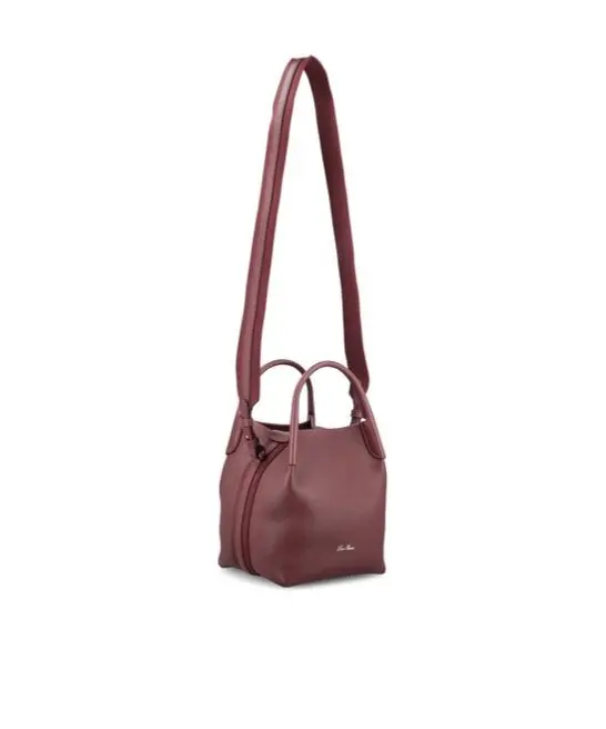 Loro Piana Bale Small Tote Bag With Logo - Red