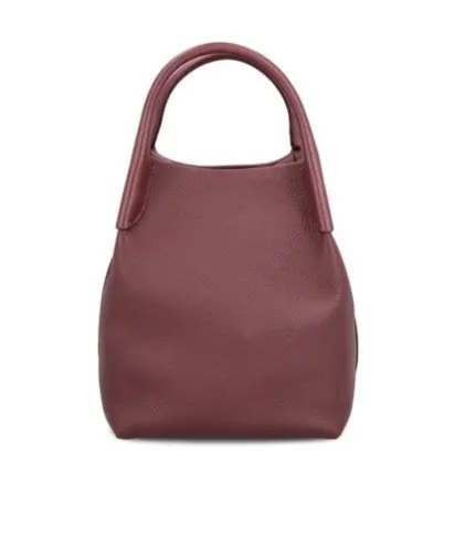 Loro Piana Bale Small Tote Bag With Logo - Red