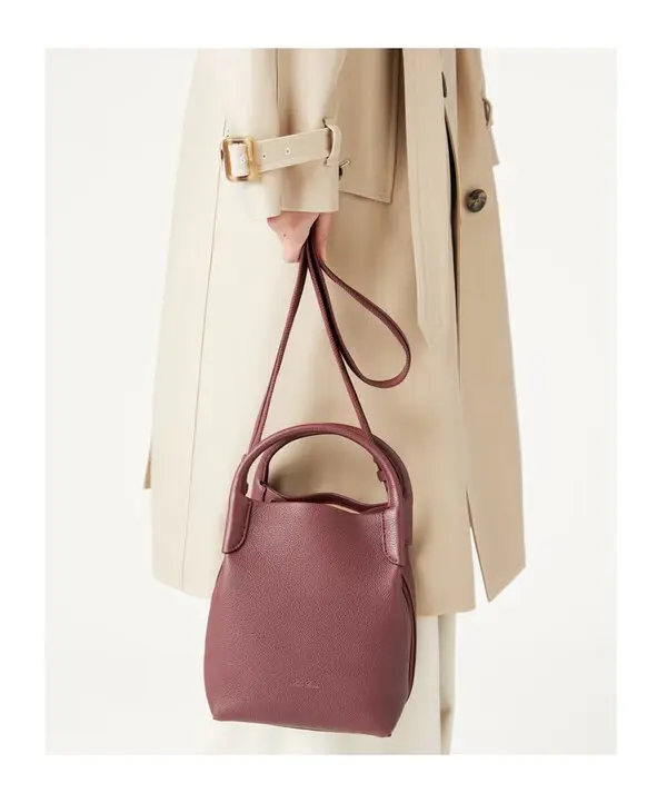 Loro Piana Bale Small Tote Bag With Logo - Red