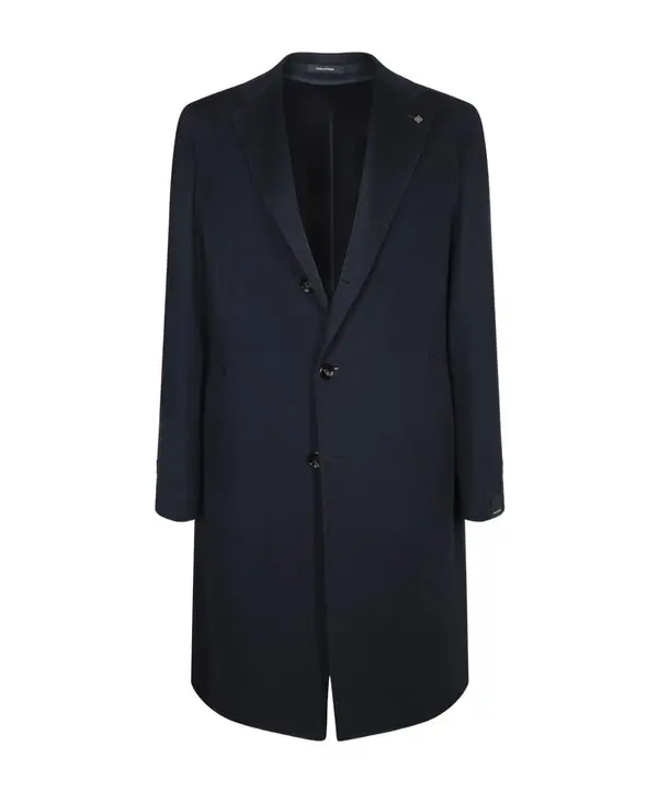 Tagliatore Colorado Single Breasted Coat - Blue