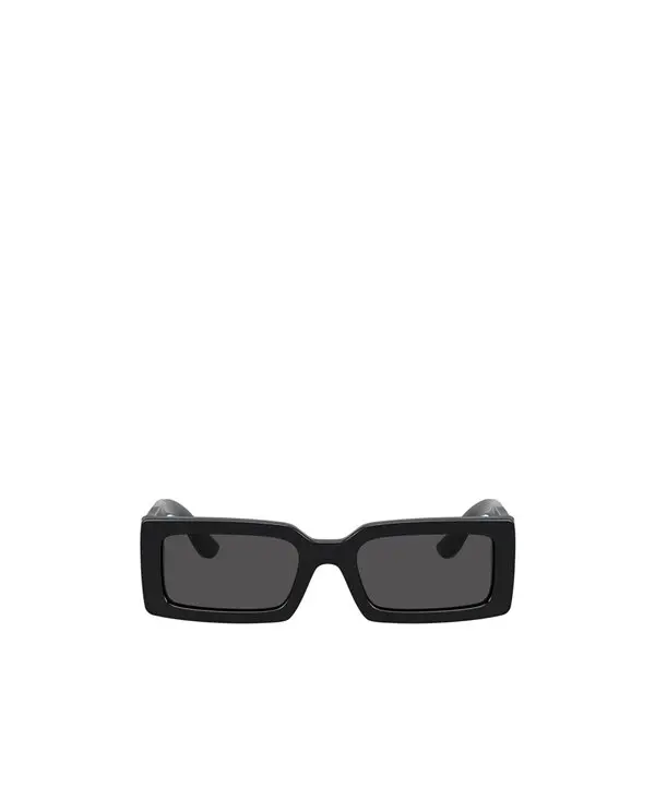 Dolce & Gabbana Rectangular Frame Sunglasses - Balck