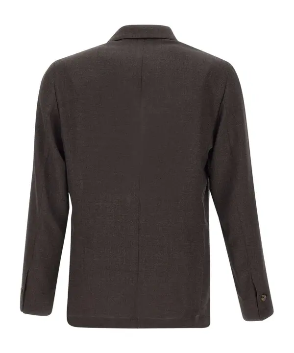 BARBA NAPOLI Easy Slim Fit Two-button Blazer - Black