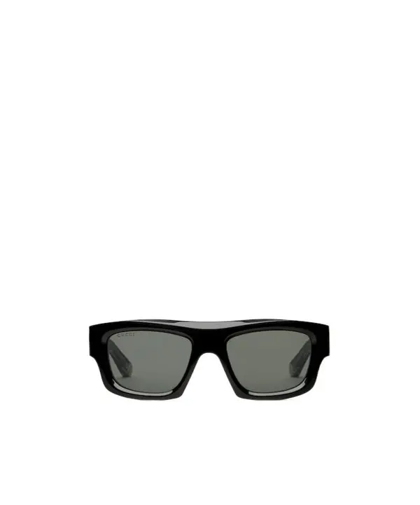Gucci Rectangular Frame Sunglasses - Black