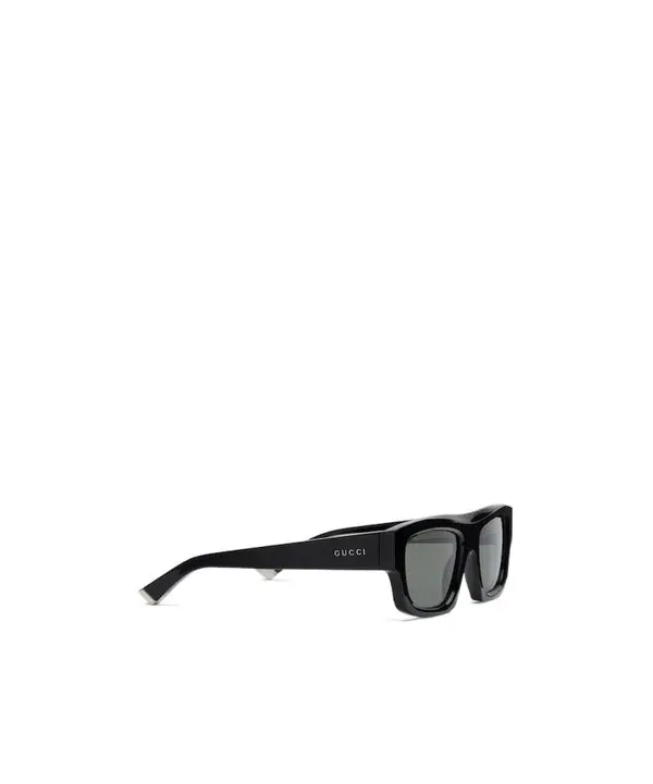Gucci Rectangular Frame Sunglasses - Black