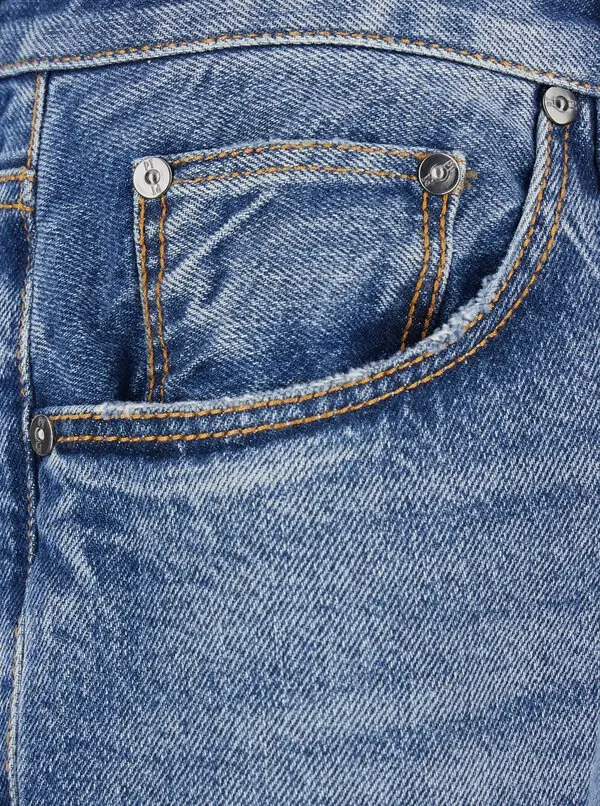 PT TORINO Slim Fit Jeans With Logo Patch - Light Blue