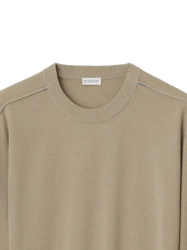 Burberry Crew Neck Wool Jumper