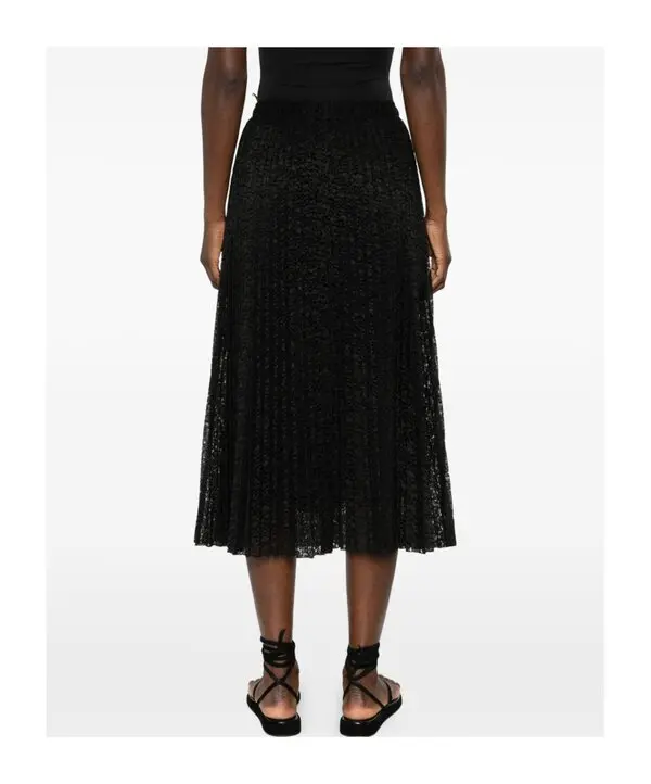 Ermanno Scervino Plissé Midi Skirt