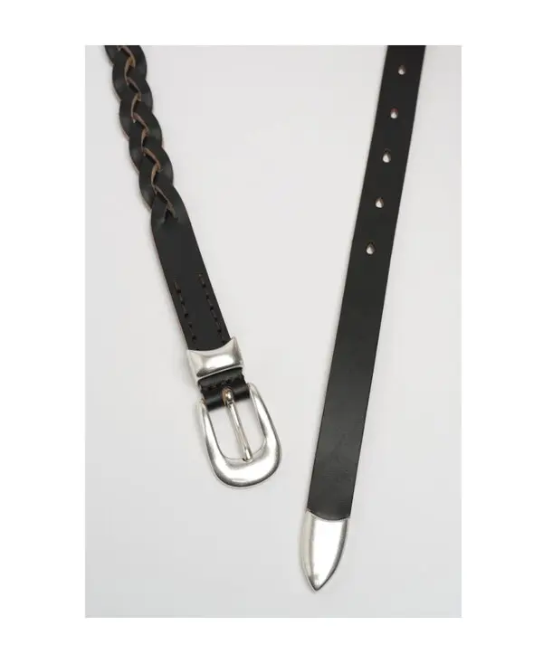 Our Legacy Braided Waist Belt - Black