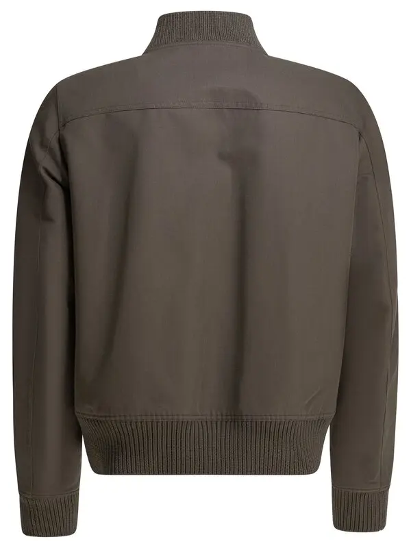 Rick Owens Long-sleeved Casual Jacket With Zip Fastening