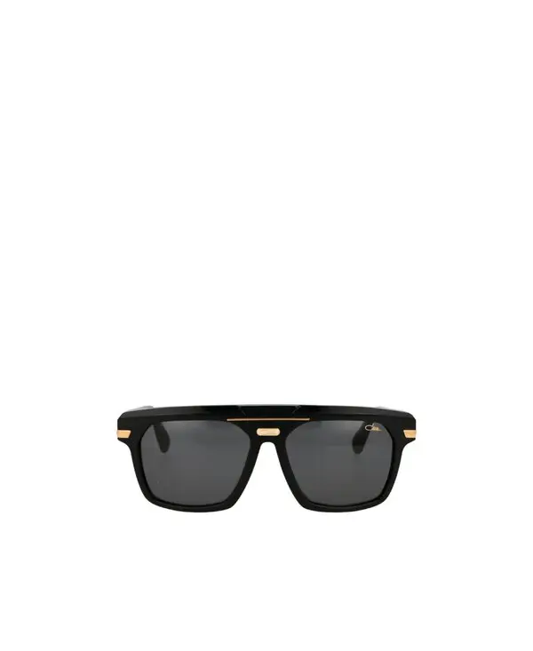 Cazal Shield-frame Sunglasses With Colored Lenses - Black
