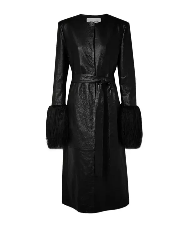 Magda Butrym Long Sleeve Coat
