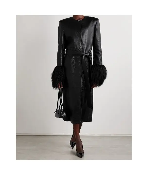 Magda Butrym Long Sleeve Coat