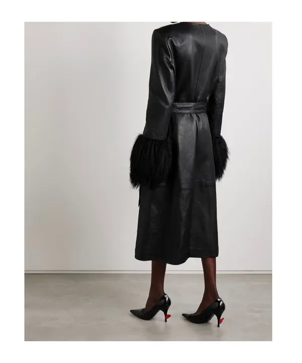 Magda Butrym Long Sleeve Coat