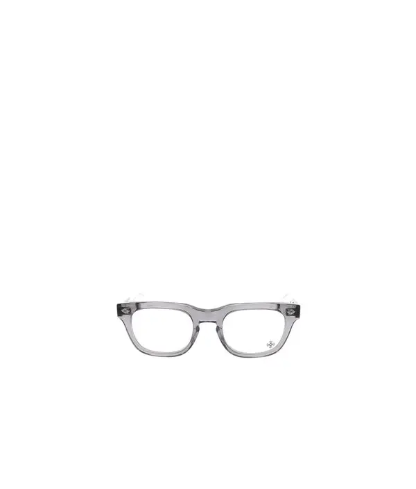 Chrome Hearts Logo Flat Mirror Eyeglasses - Gray