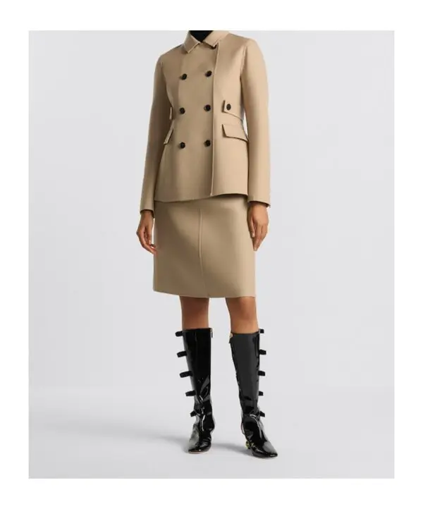 Dior Wool Straight Skirt