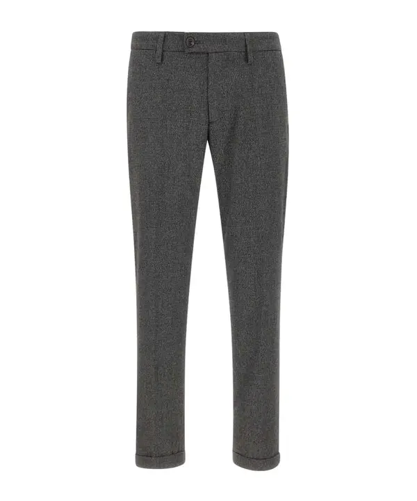 RE-HASH Mucia 10 Patterned Trousers - Grey